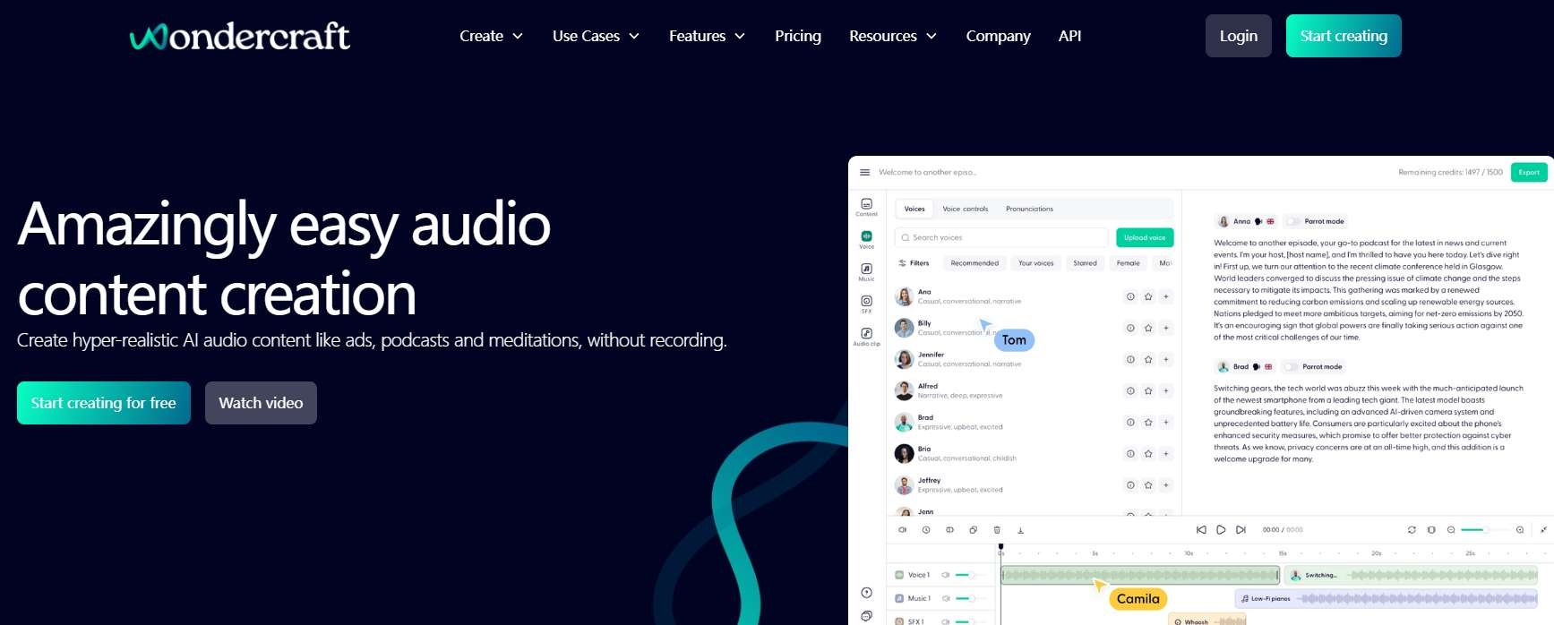 Wondercraft使用步骤-智汇AI